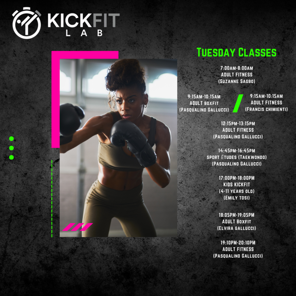 Schedule | Kickfit Lab